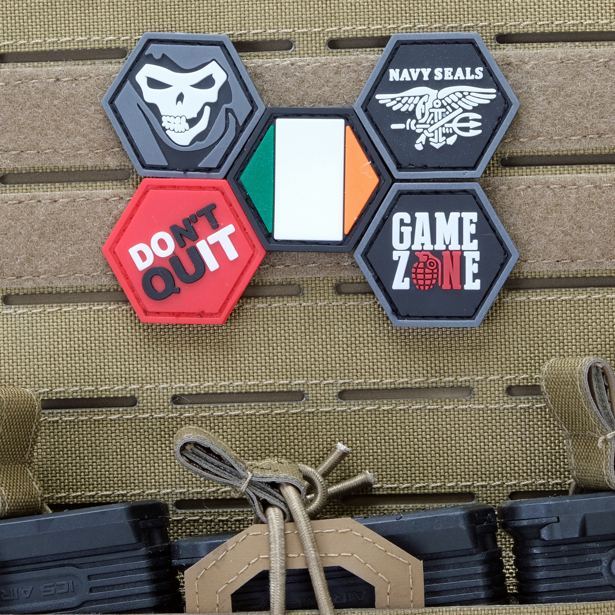 Irish Flag Ballistic Hex Patch BH00003 - Just BB Guns