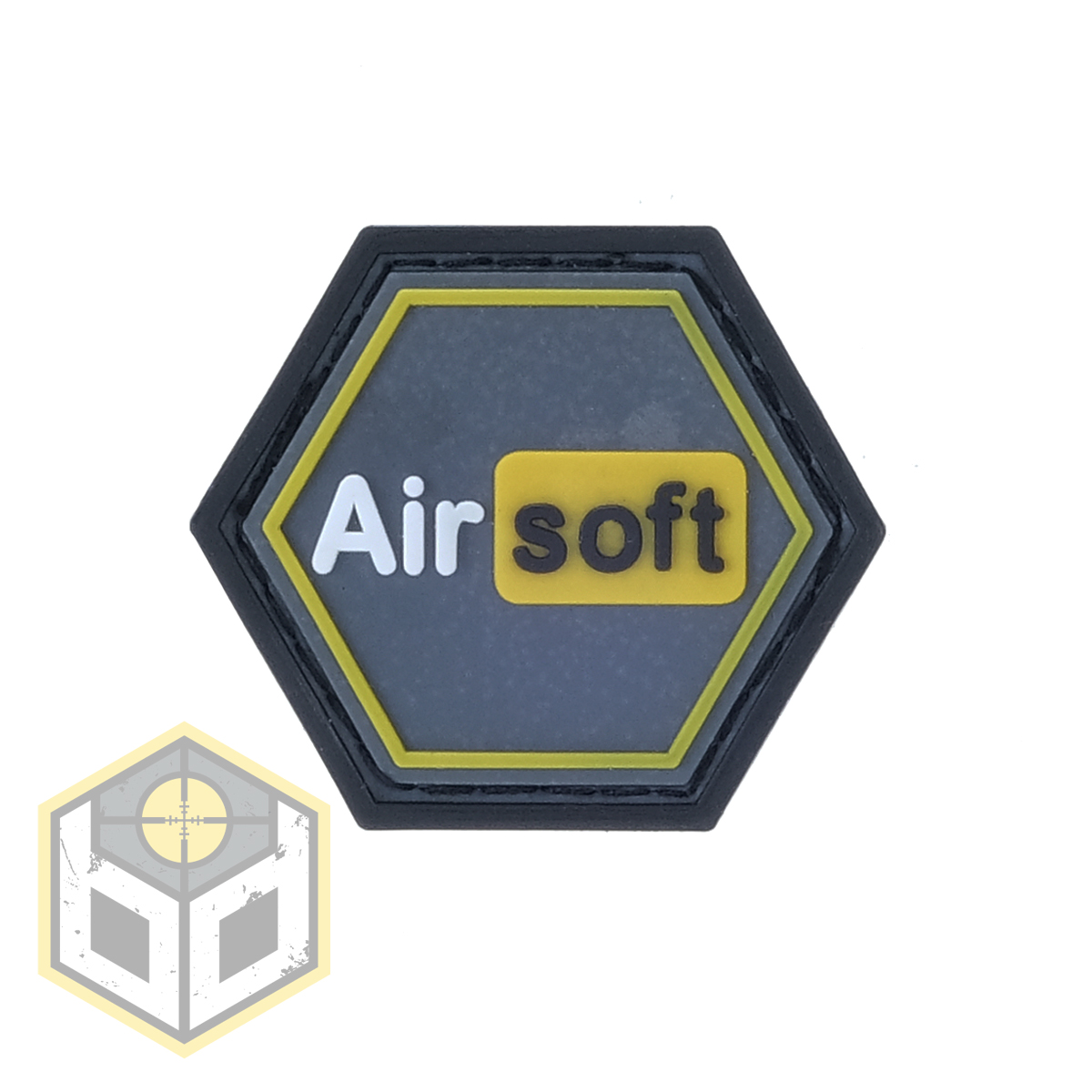 Air-Soft Yellow Ballistic Hex Patch BH00040 - Just BB Guns