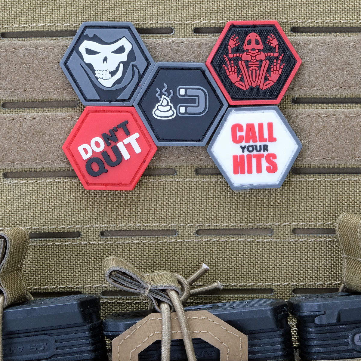 Shit Magnet Dark Ballistic Hex Patch BH00041 - Just BB Guns