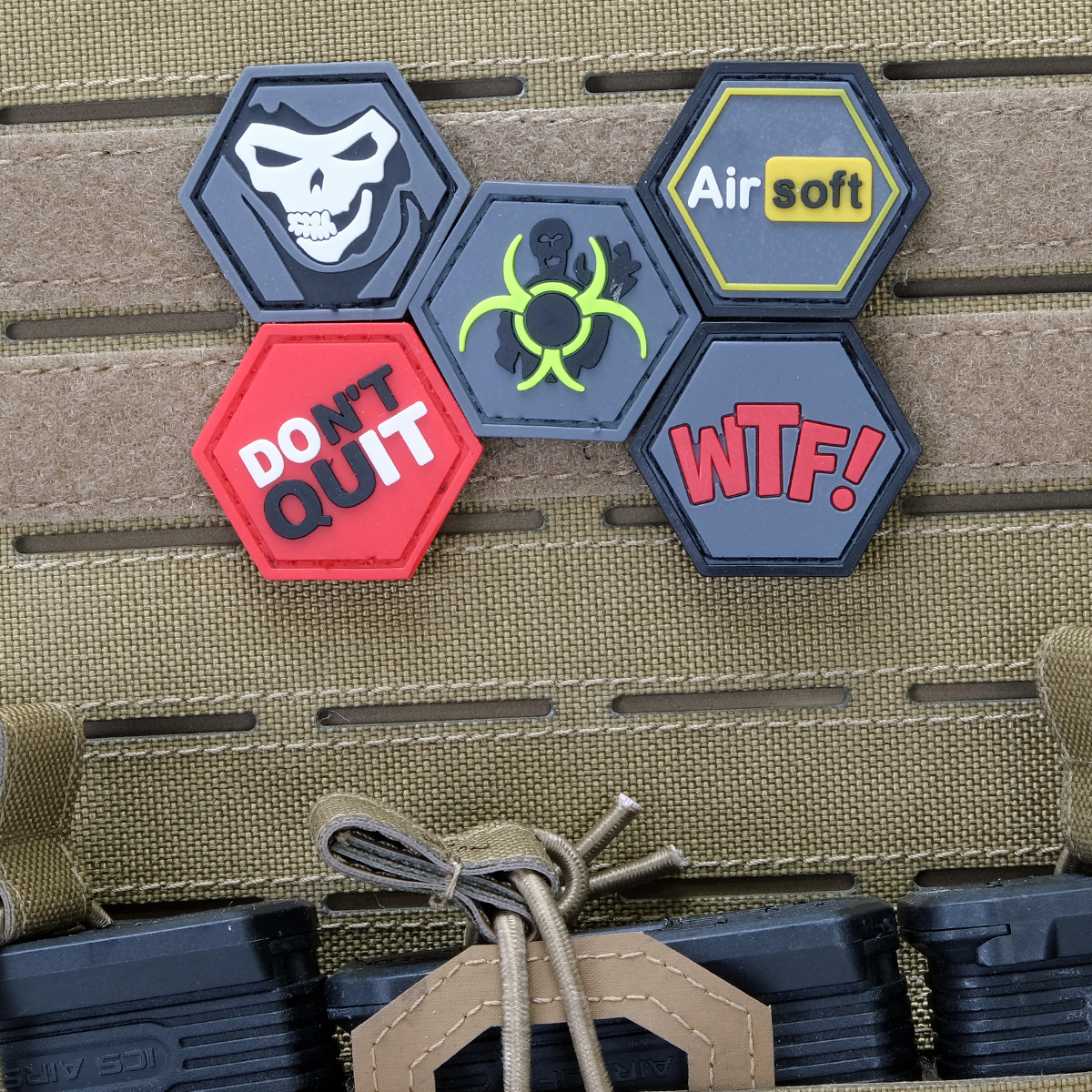 Zombie Dark Ballistic Hex Patch BH00043 - Just BB Guns