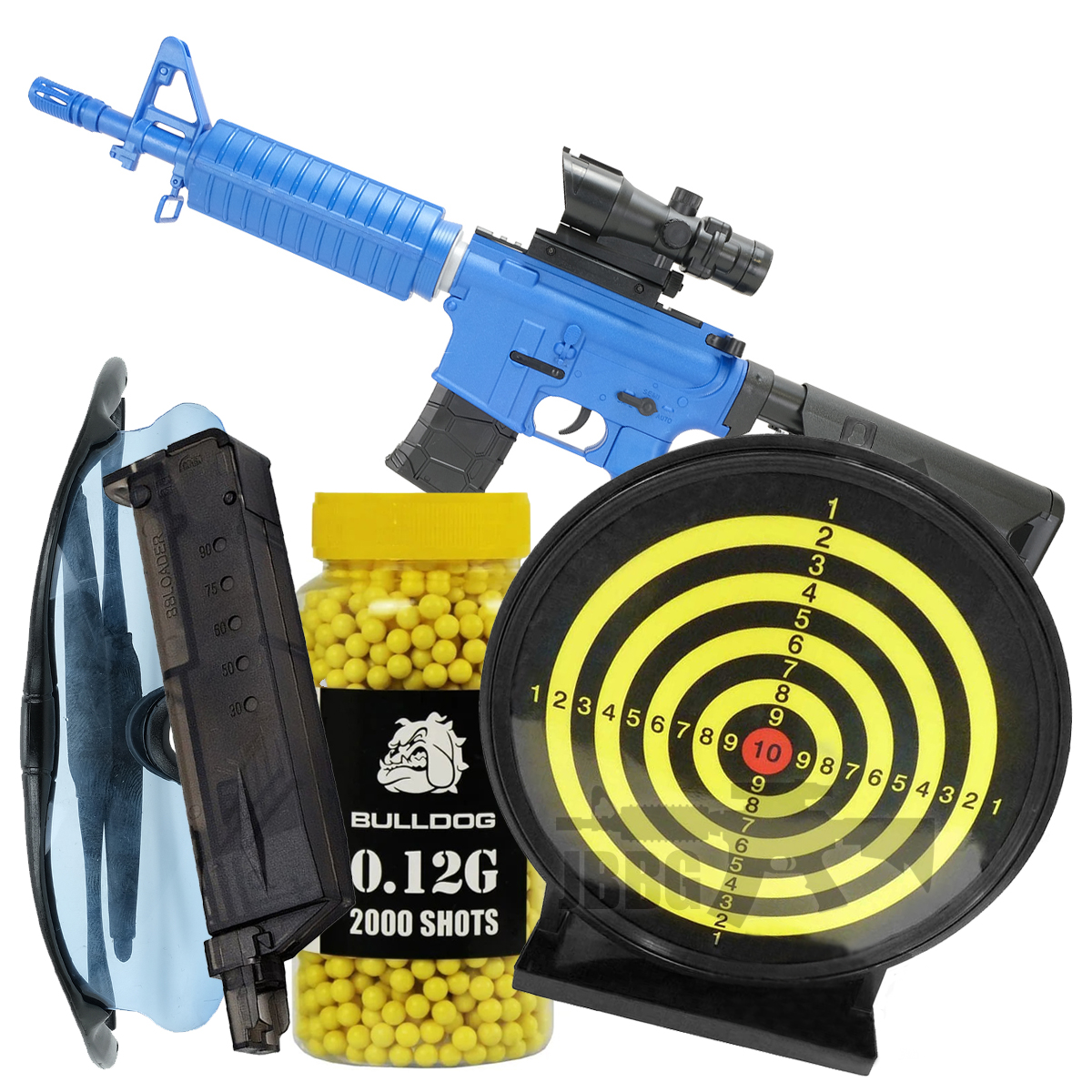 8908A Spring M4 BB Gun Bundle - Just BB Guns