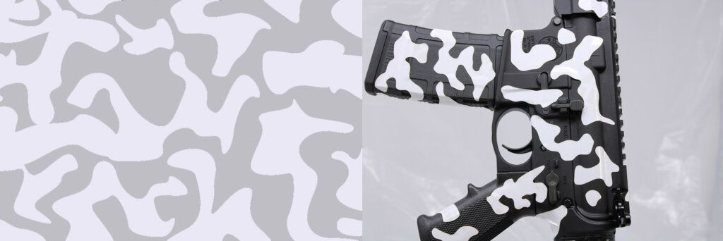 How to Spray Paint a Gun with A Camo Stencil (Basic) - Just BB Guns