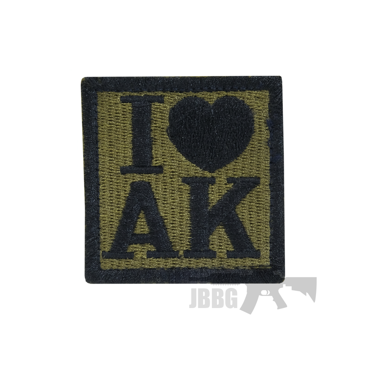 I Love AK Patch Dark Green - Just BB Guns
