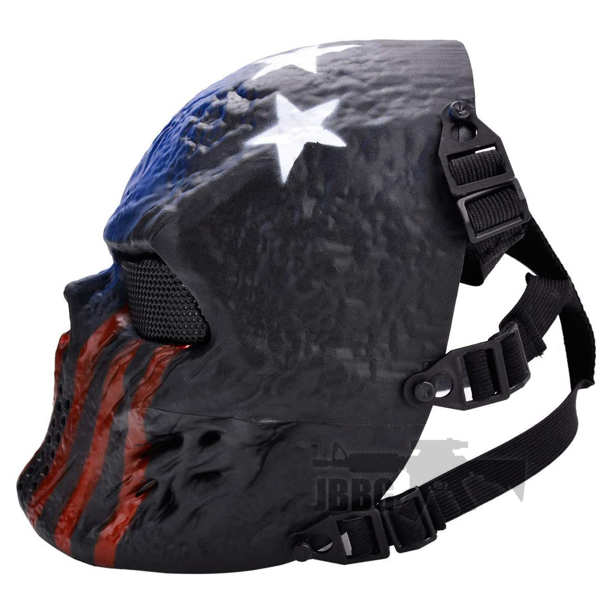 Painted USA Skull Airsoft Team Mask - Just BB Guns