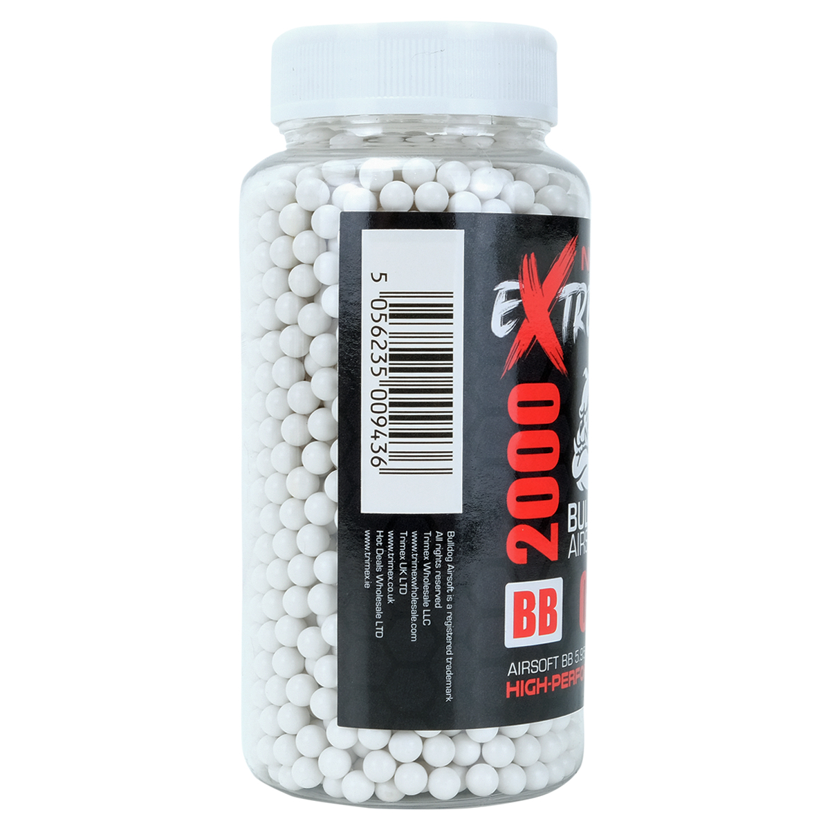 Extreme Bulldog 0.20g White 2000 Airsoft BB Pellets (NEW) - Just BB Guns