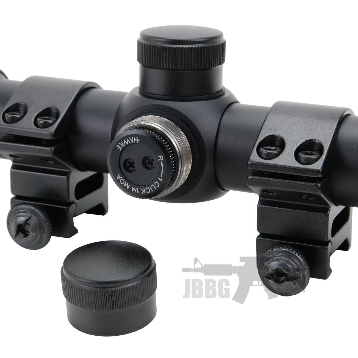 Fast Mount 3-9x40 (Mil Dot) Hawke Scope with Weaver Mounts