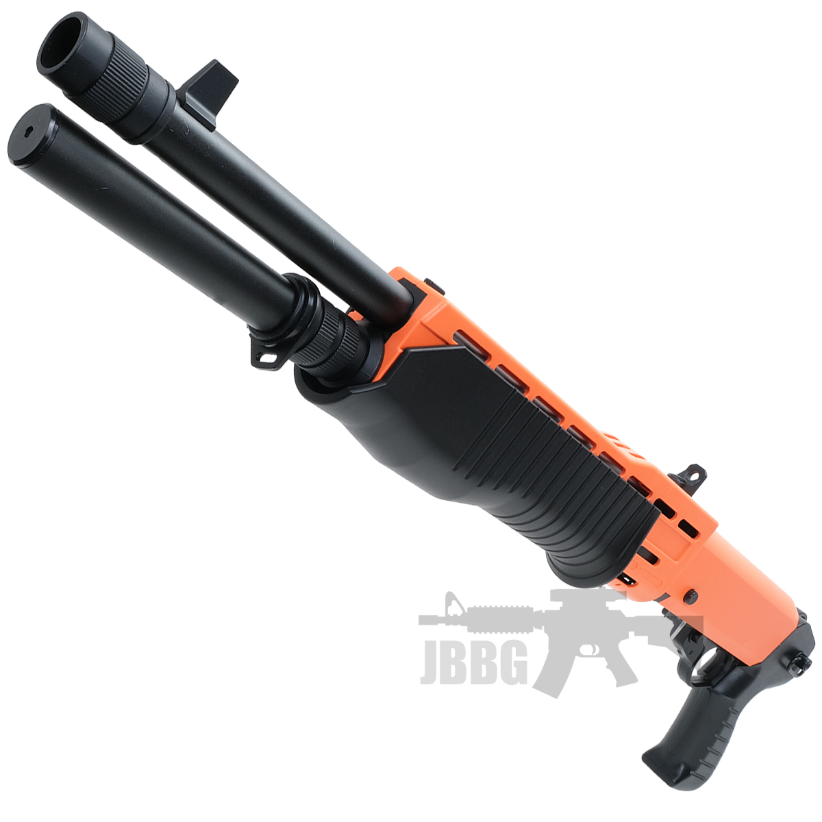 M63 Multi Shot Airsoft BB Shotgun Two-Tone Orange - Just BB Guns