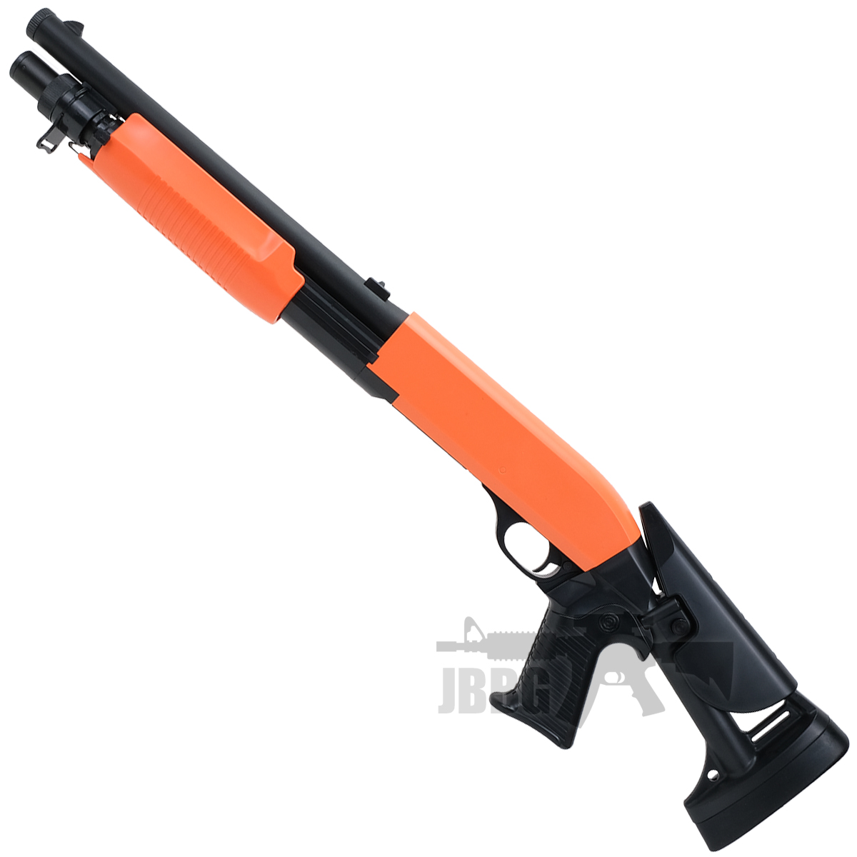 M56C Pump Airsoft Shotgun Two-Tone Orange - Just BB Guns