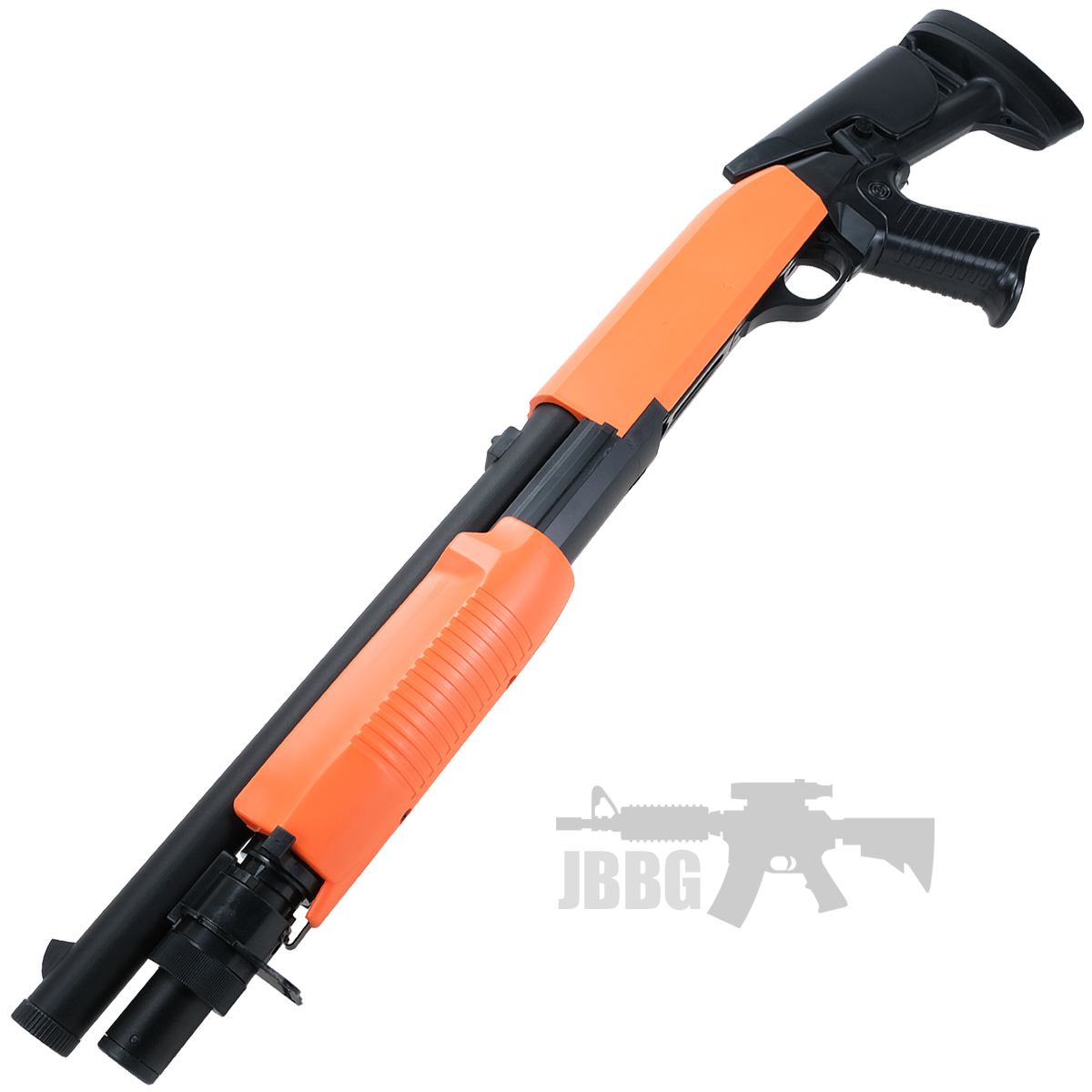 M56C Pump Airsoft Shotgun Two-Tone Orange - Just BB Guns