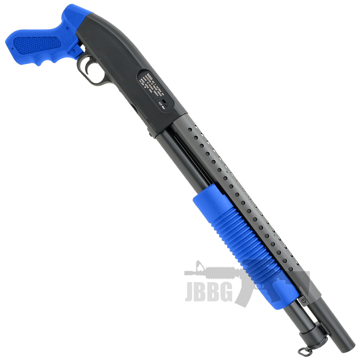 M58B Spring Action Shotgun Two-Tone Blue - Just BB Guns