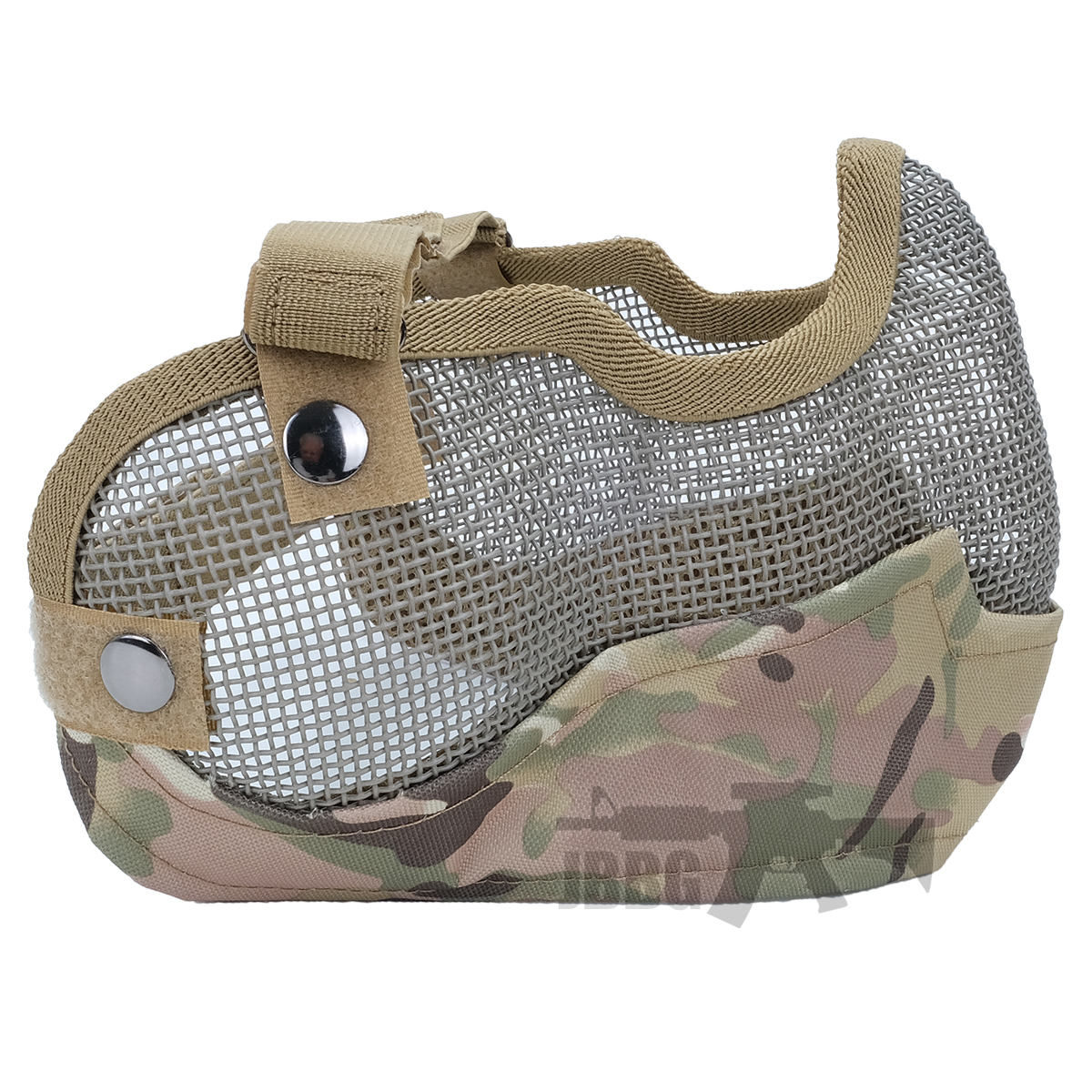 Airsoft Mesh Lower Mask with Ear Protection Multicam