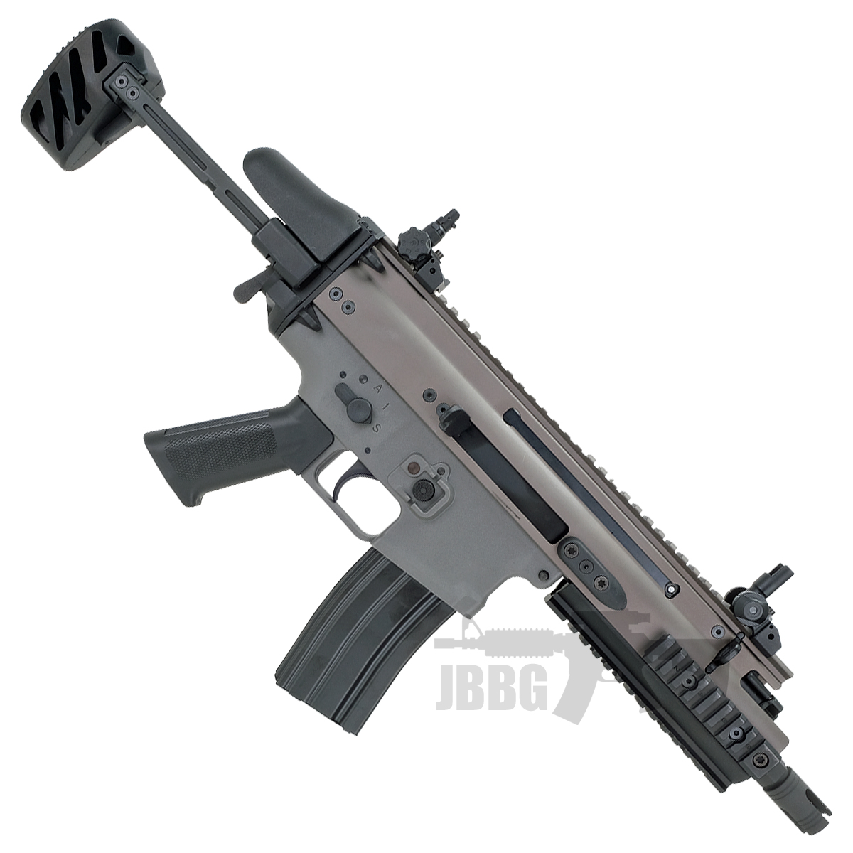 FN Herstal SCAR-SC BRSS AEG Recoil Bolt Grey - Just BB Guns