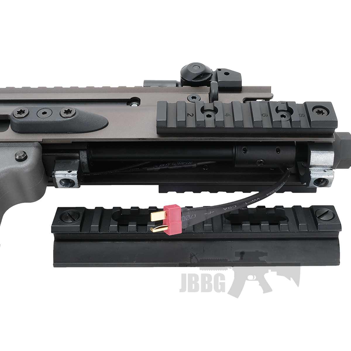 FN Herstal SCAR-SC BRSS AEG Recoil Bolt Grey - Just BB Guns