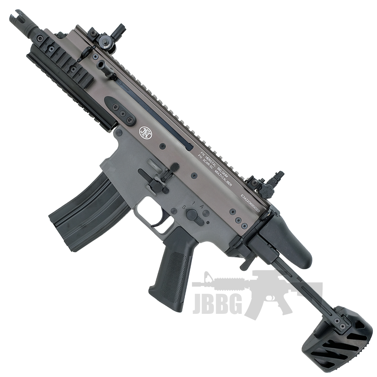 FN Herstal SCAR-SC BRSS AEG Recoil Bolt Grey - Just BB Guns