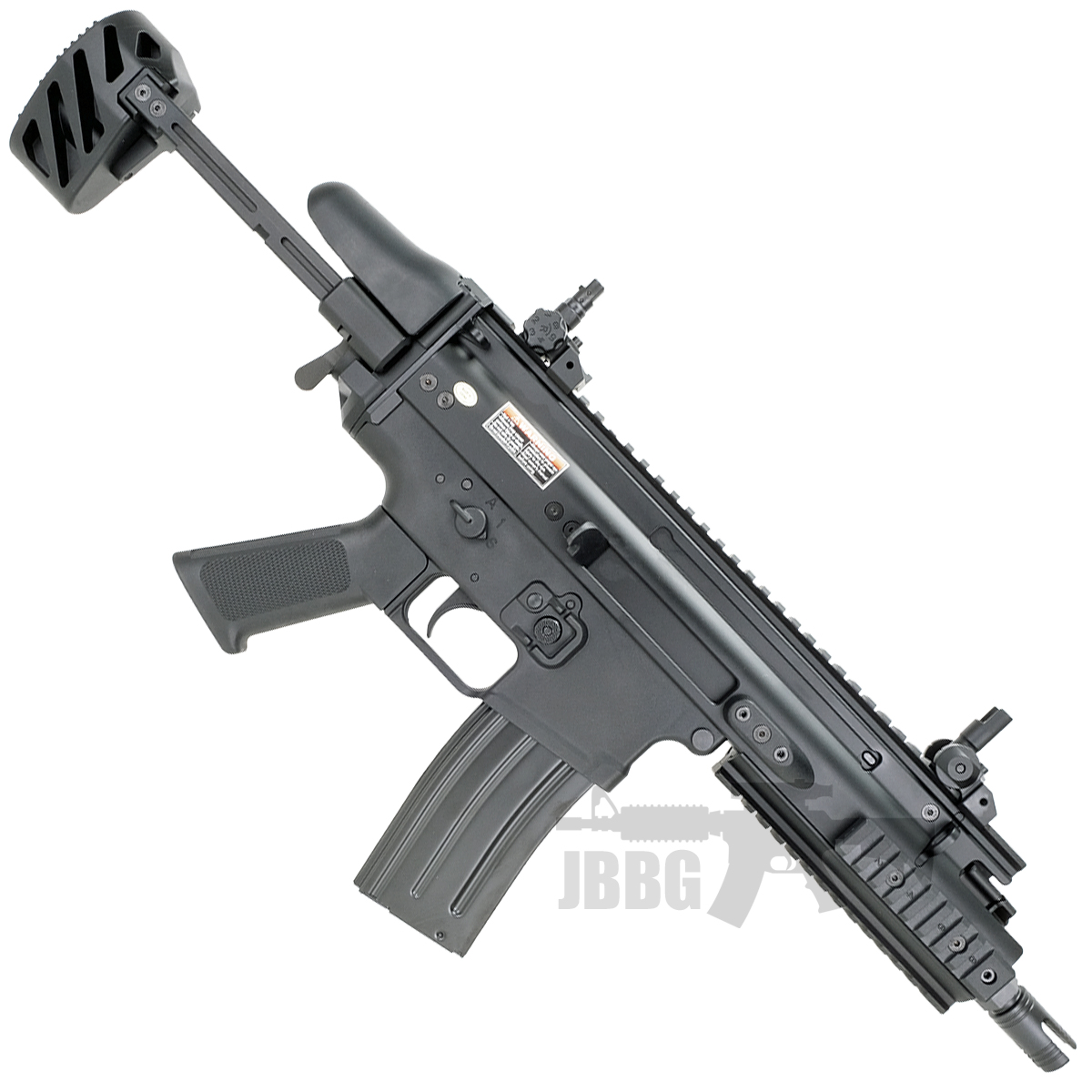 FN Herstal SCAR-SC AEG Black Airsoft Gun - Just BB Guns