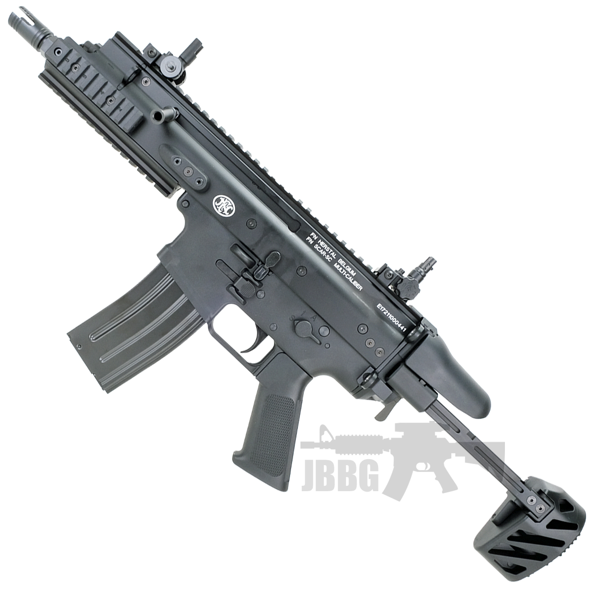 FN Herstal SCAR-SC AEG Black Airsoft Gun - Just BB Guns