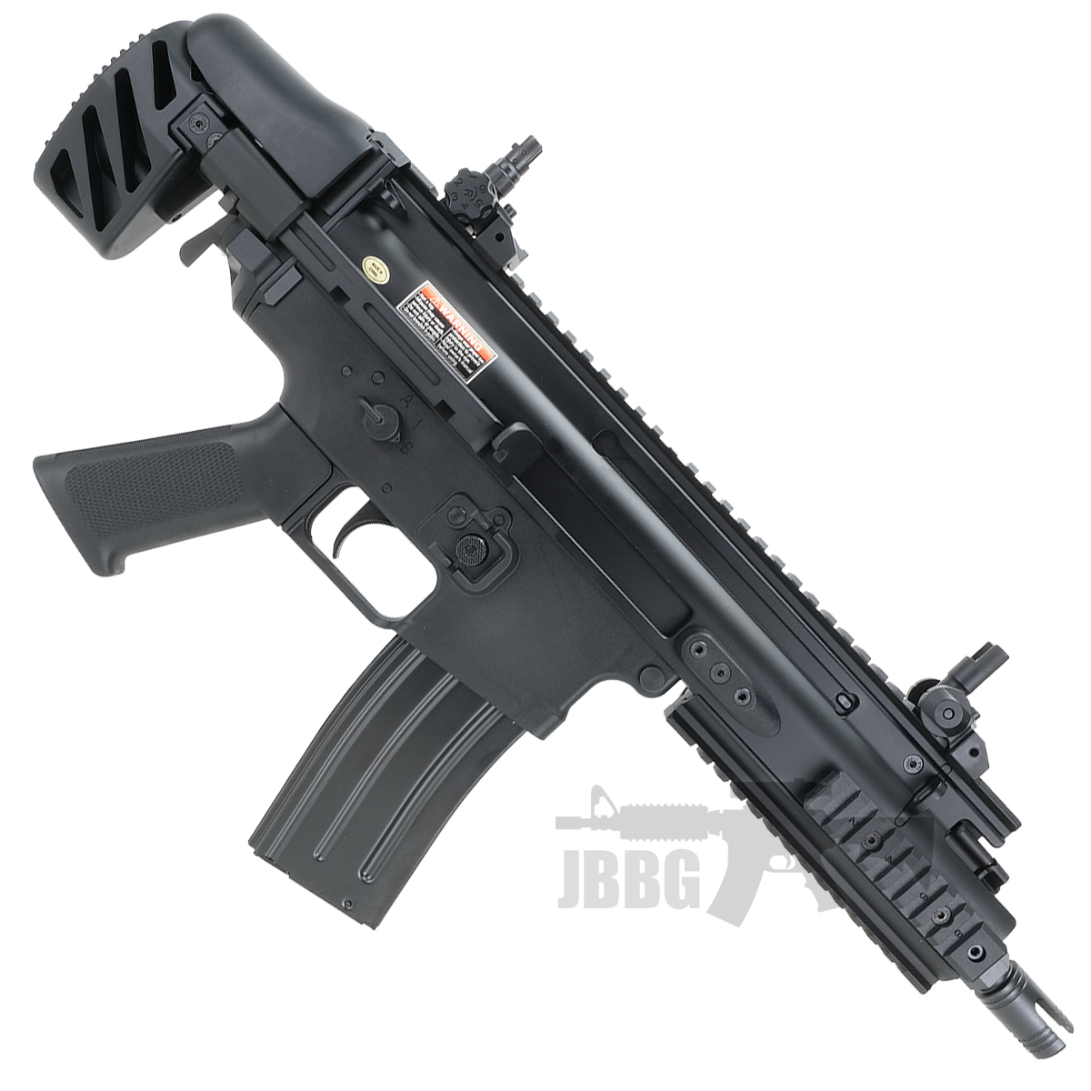 FN Herstal SCAR-SC AEG Black Airsoft Gun - Just BB Guns