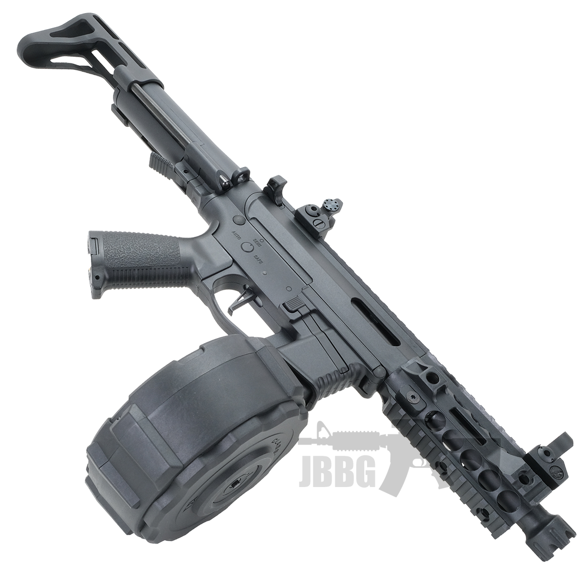 Classic Army PX9 Airsoft Gun AEG with Drum Mag - Just BB Guns