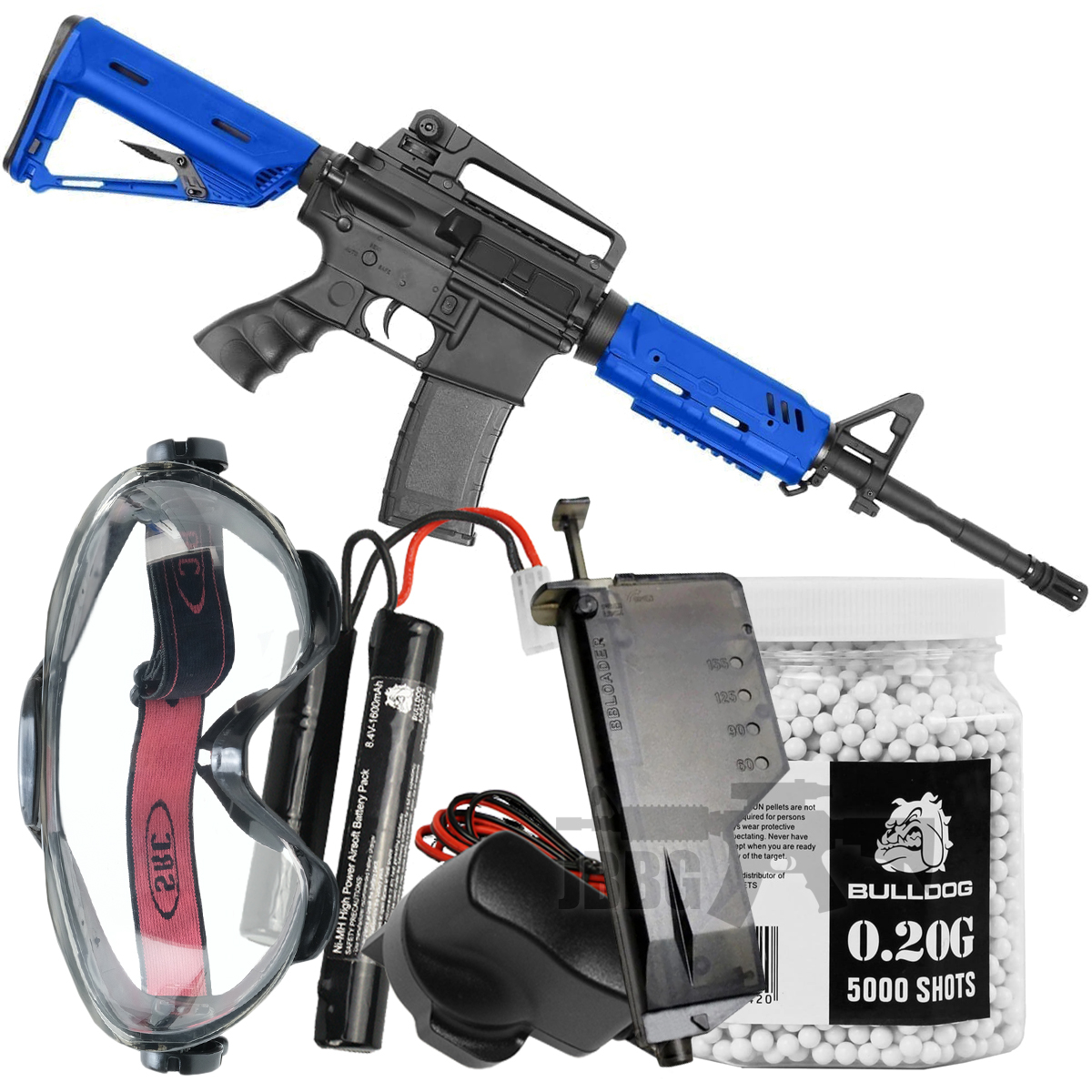 Bundle Offer Bulldog ST Alpha Airsoft Gun Starter Set - Just BB Guns
