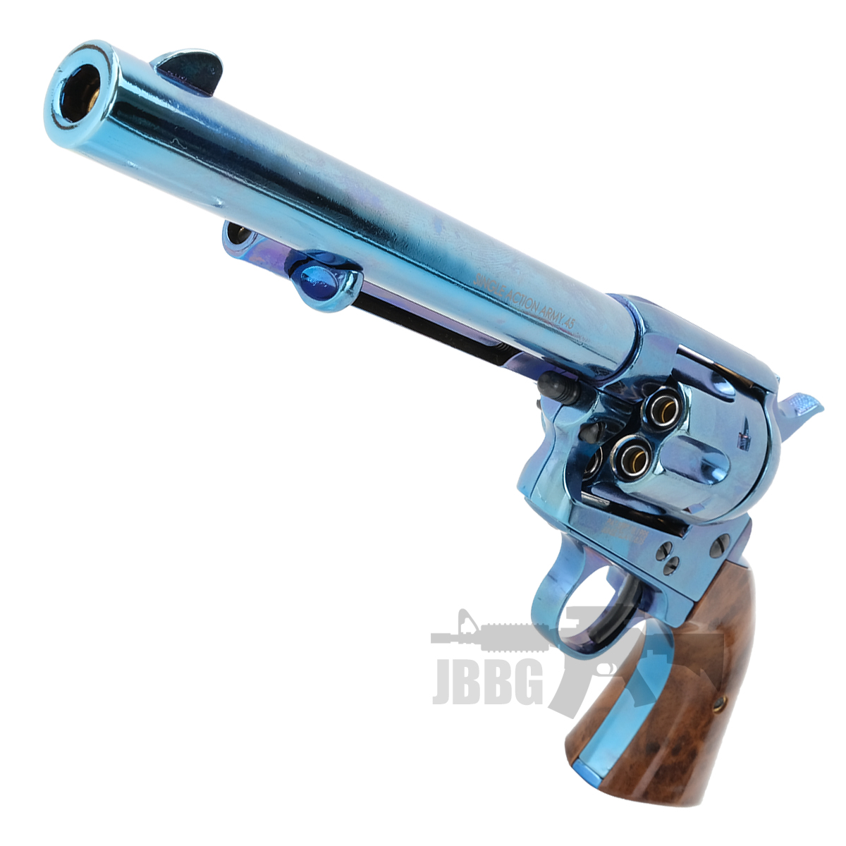 King Arms SAA .45 Peacemaker Airsoft Gas Revolver M V2 - Blue