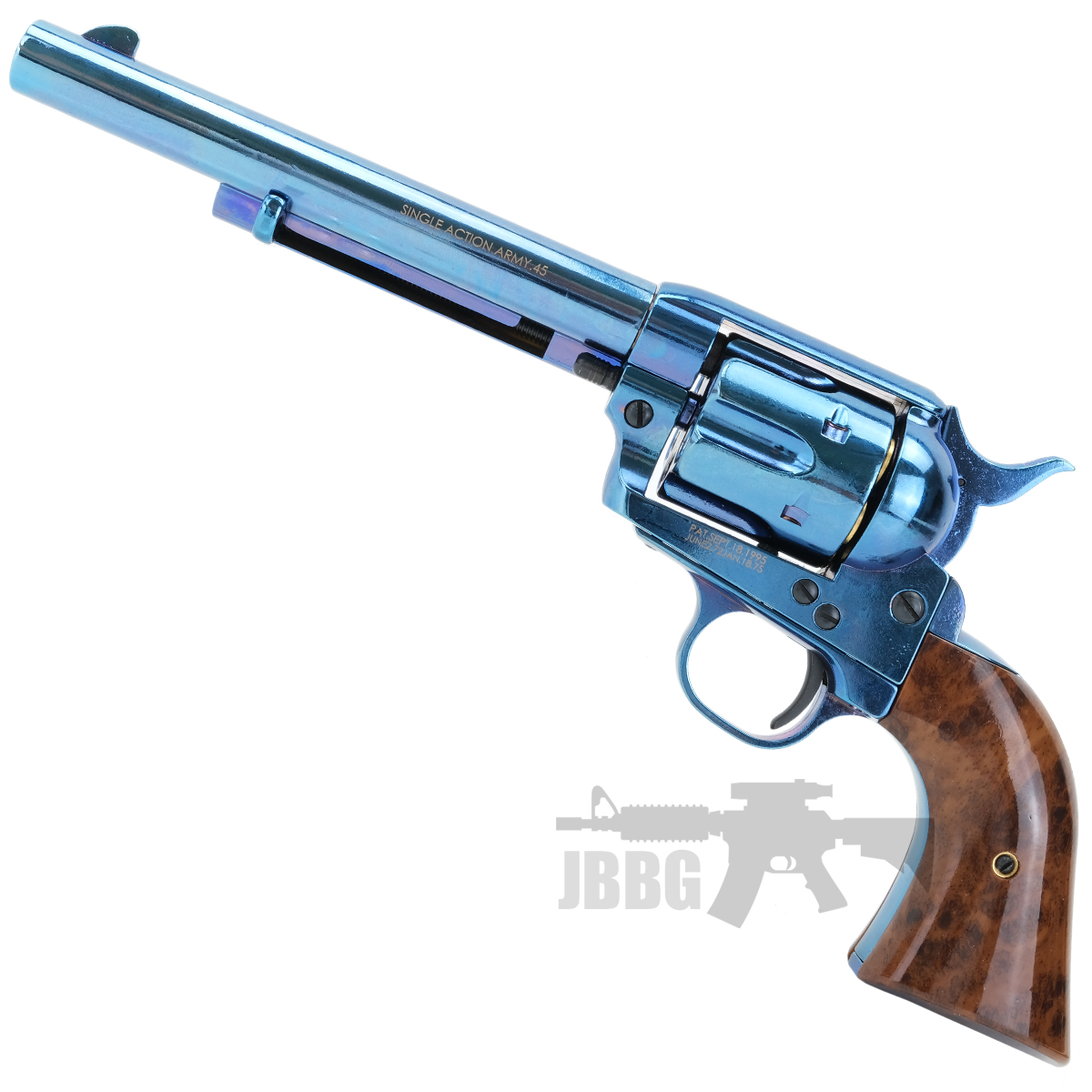 King Arms SAA .45 Peacemaker Airsoft Gas Revolver M V2 - Blue