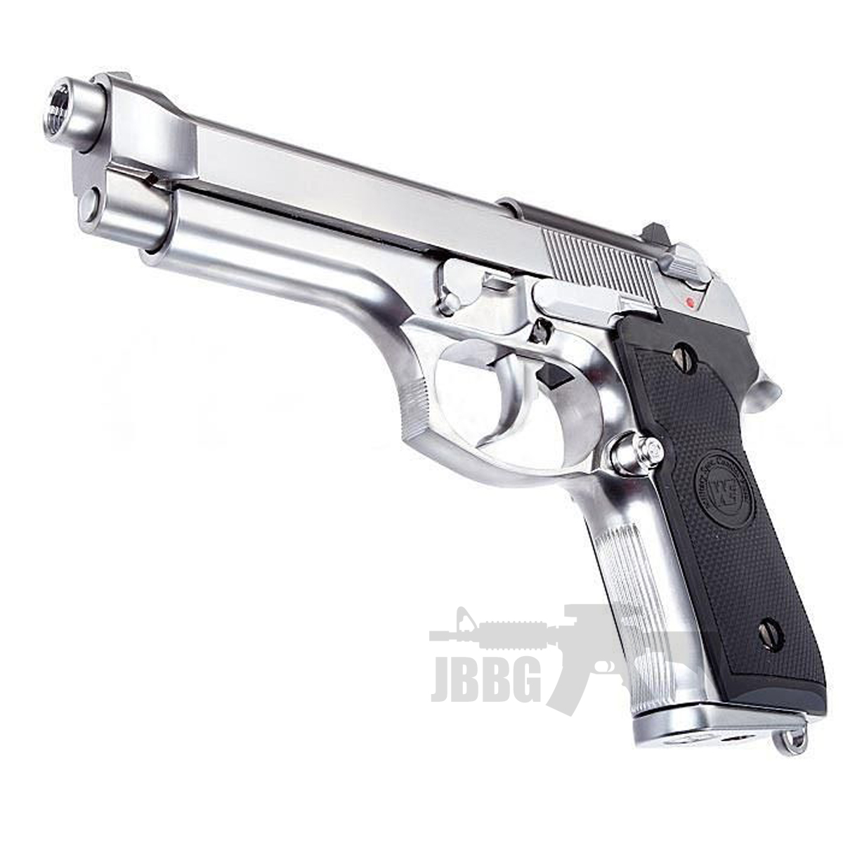 WE M92 Co2 Blowback Pistol - Silver (PRE-OWNED) - Just BB Guns
