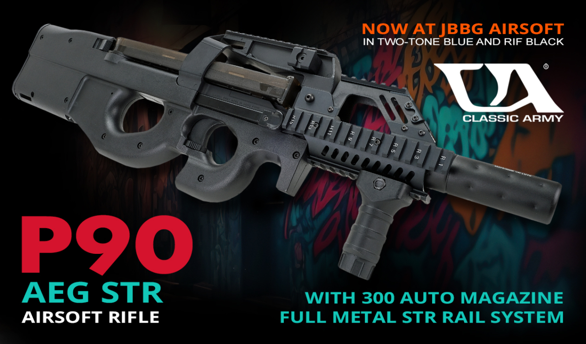 Classic Army P90 STR AEG Tactics Airsoft Gun - Just BB Guns