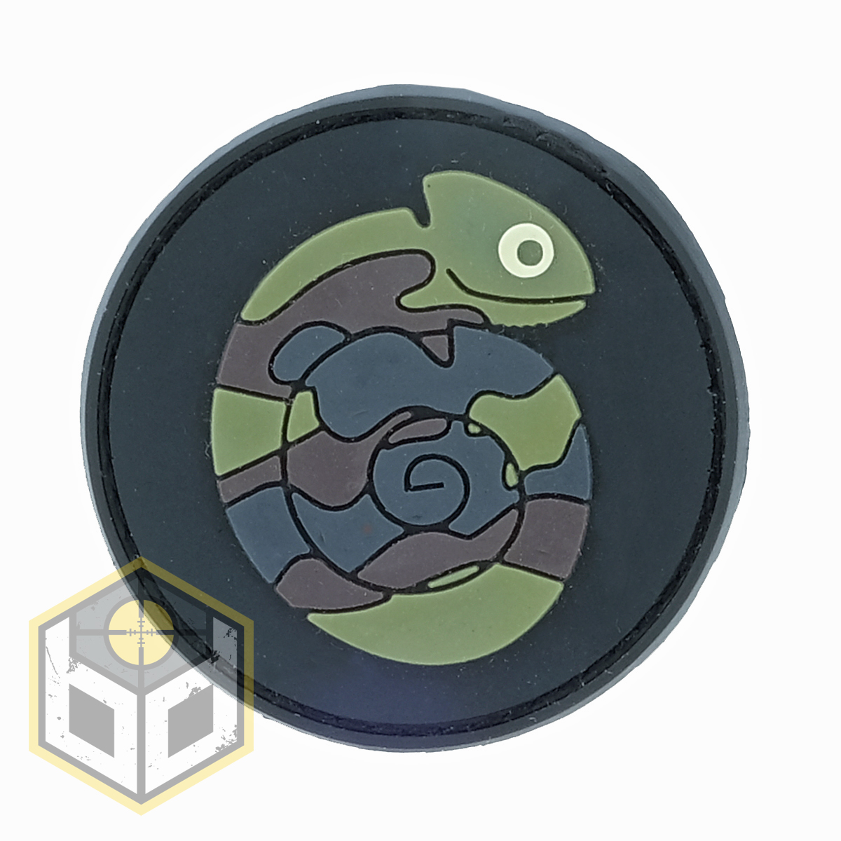 Reptile Round Patch Green - Just BB Guns