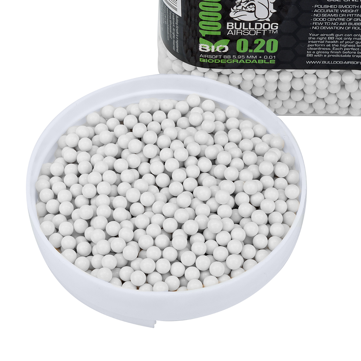 Extreme Bulldog 0.20g Bio 10000 Airsoft BB Pellets (NEW)