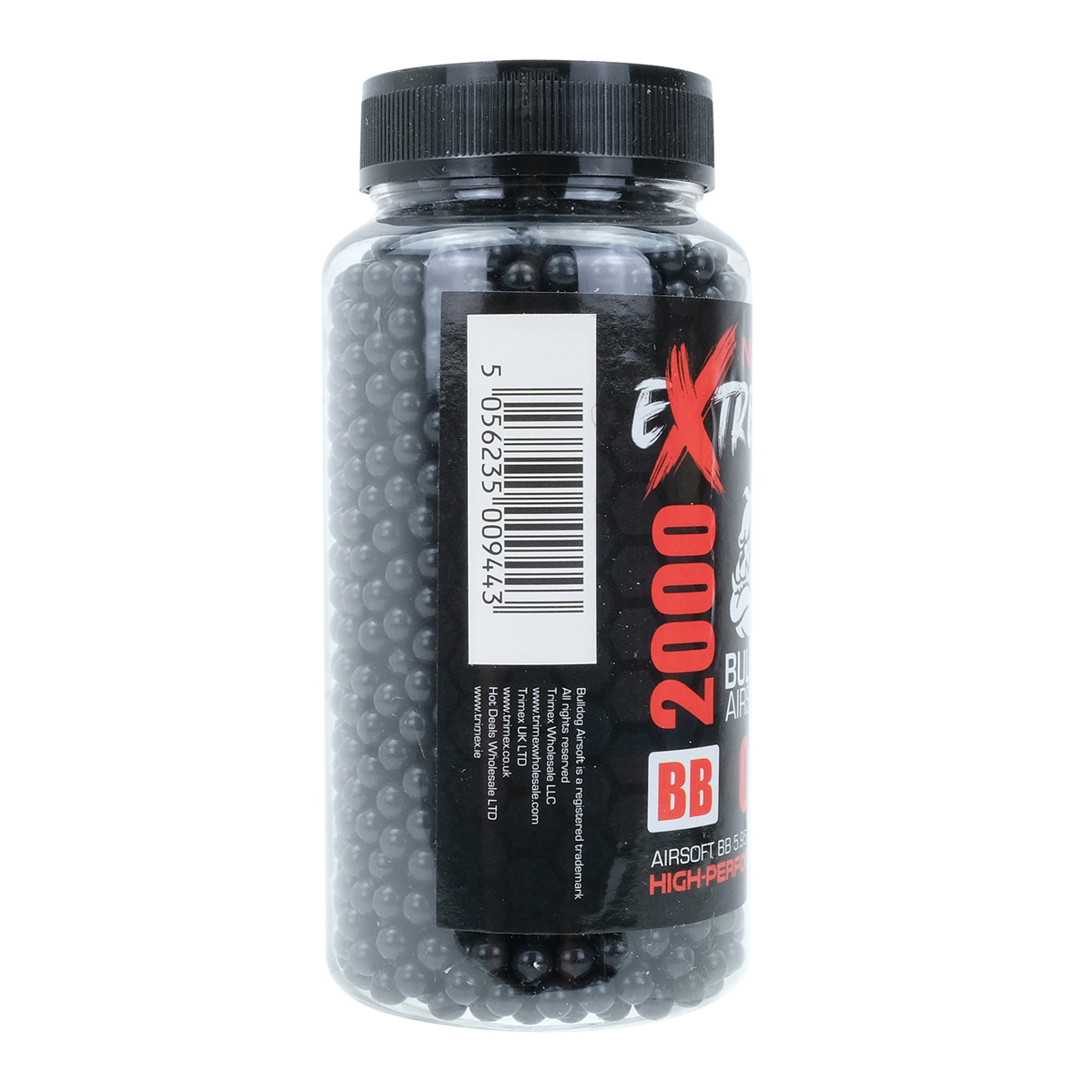 Extreme Bulldog 0.20g Black 2000 Airsoft BB Pellets (NEW)