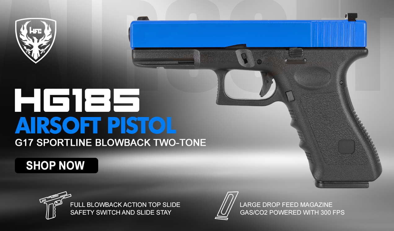 HG185 G17 Gas Sportline Airsoft Pistol - Just BB Guns