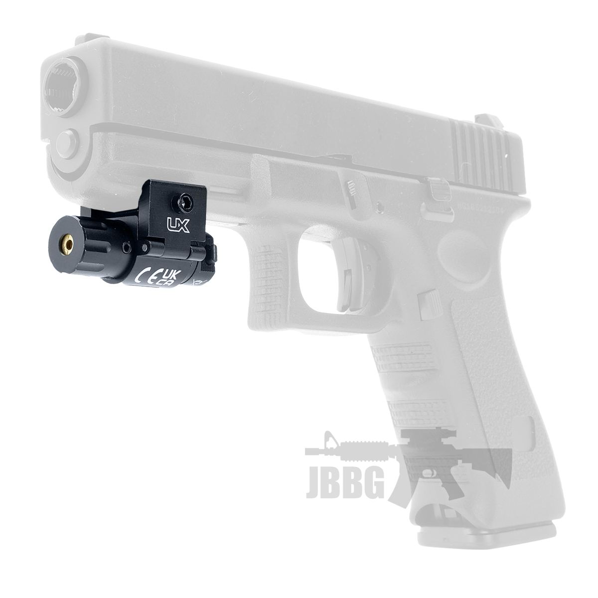 Rail Mounted Laser Pistol Sight with Tail Pressure Switch