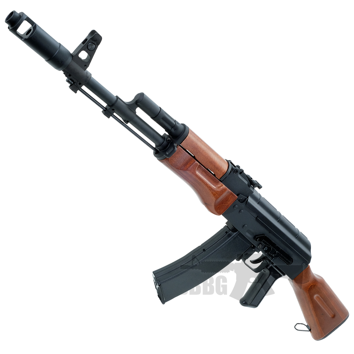 SRC AK74 GBB Airsoft Gun Full Metal and Real Wood Gas Blue
