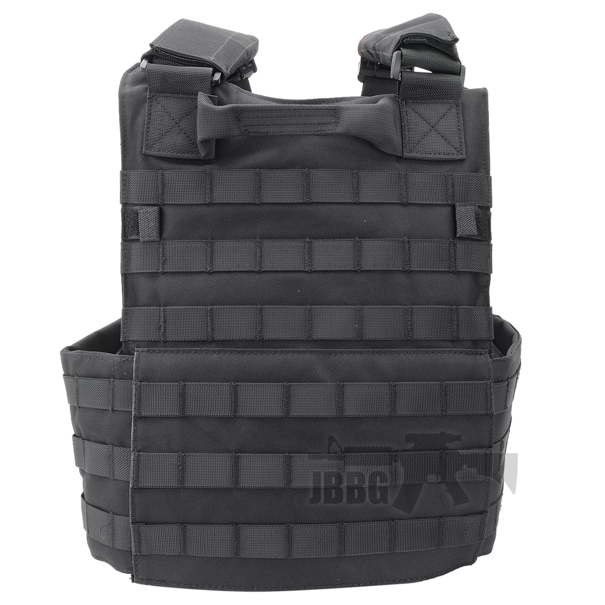 Trimex 0623-7 Plate Carrier Tactical Molle Vest Black - Just BB Guns