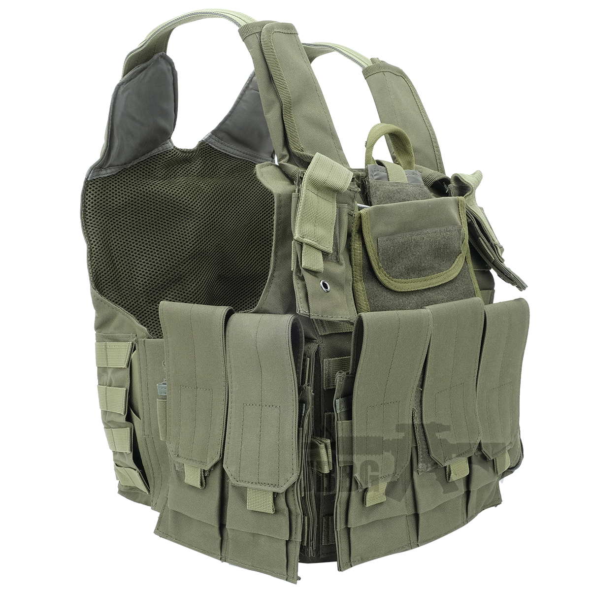 Trimex 0623-5 Tactical Molle Vest Green - Just BB Guns