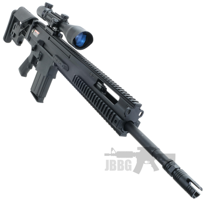 FN Herstal SCAR-H TPR AEG Black Airsoft Gun - Just BB Guns