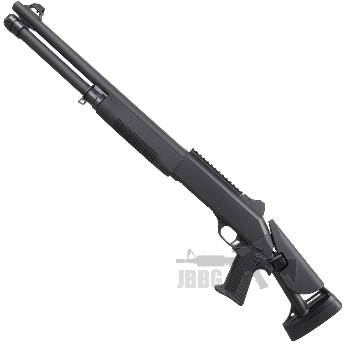 M56DLBK Double Eagle Pump Action Multi Shot Airsoft Shotgun - Just BB Guns