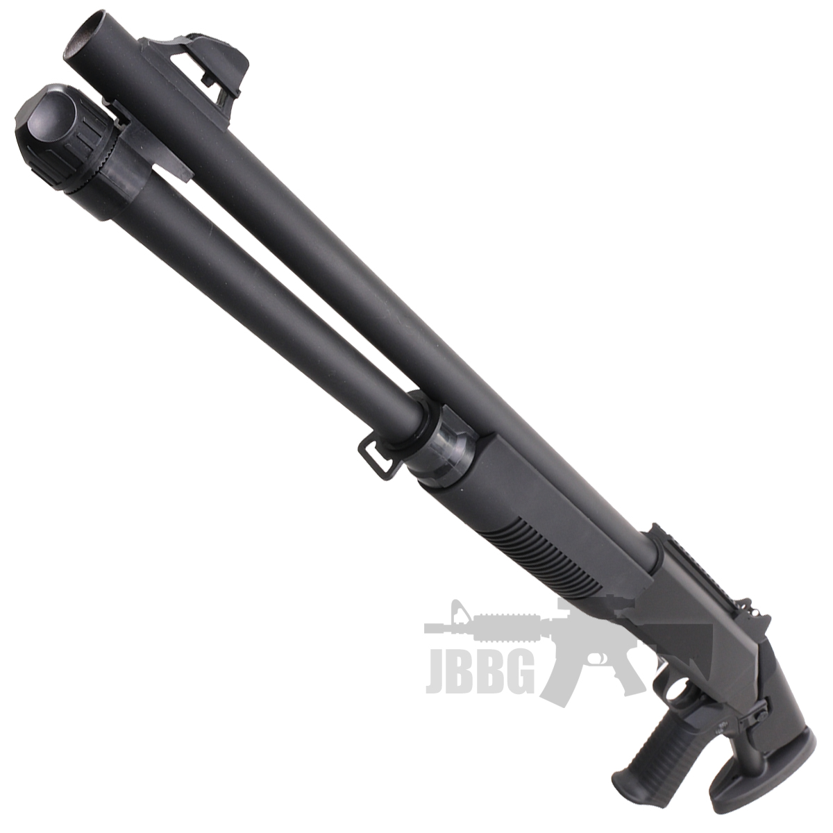 M56DLBK Double Eagle Pump Action Multi Shot Airsoft Shotgun - Just BB Guns