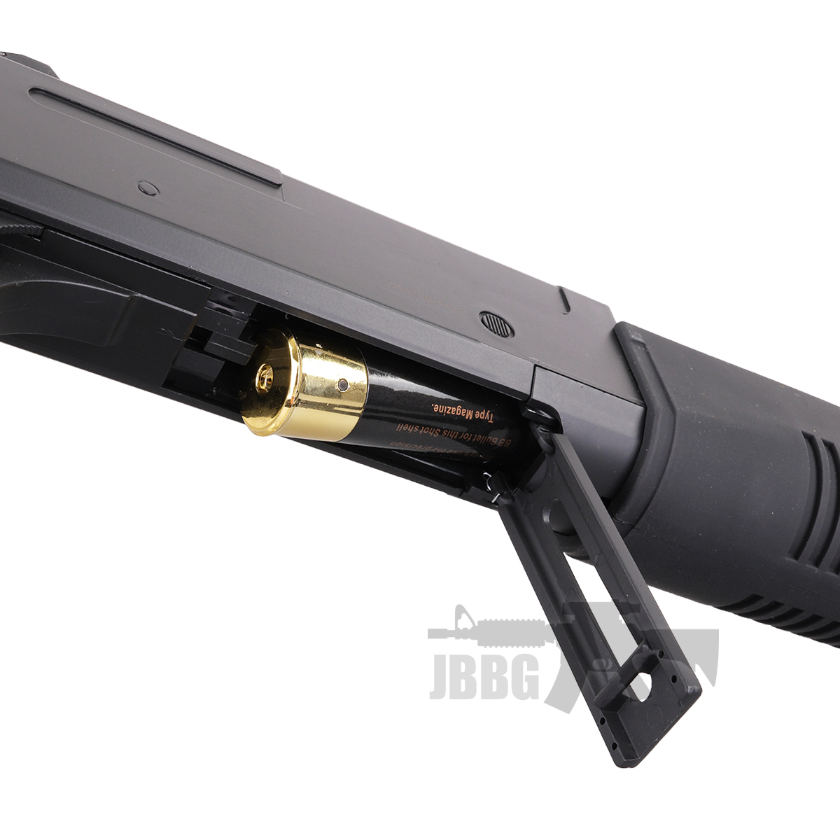 M56DLBK Double Eagle Pump Action Multi Shot Airsoft Shotgun - Just BB Guns