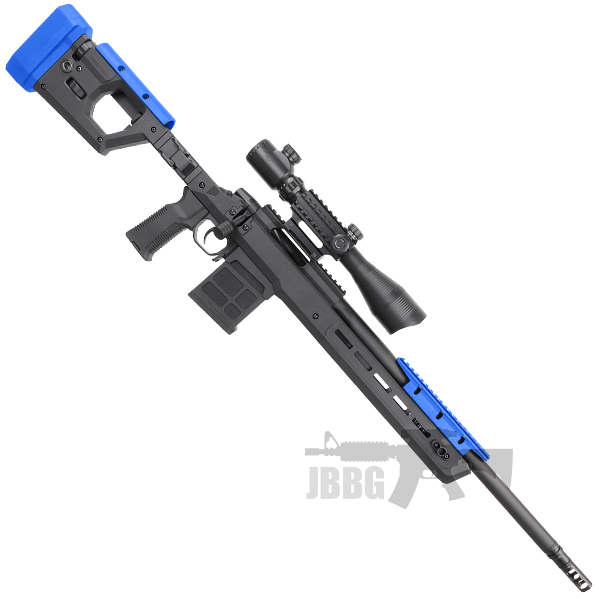 Double Eagle M66 Pro 700 Airsoft Sniper Rifle Two-Tone Blue - Just BB Guns