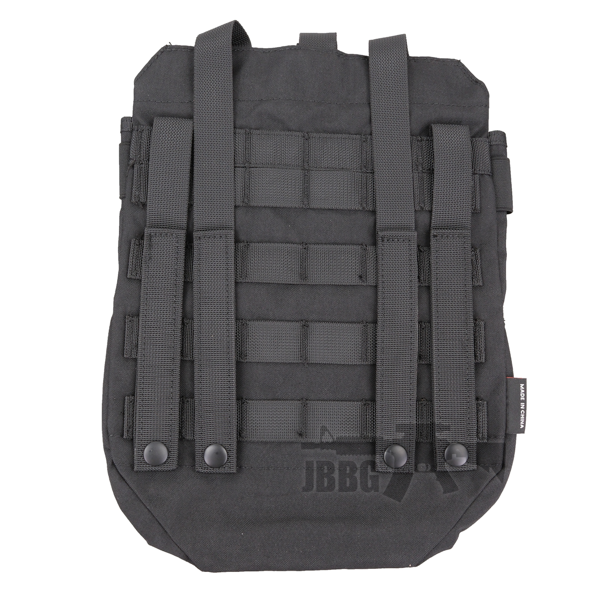 P095 Assault Back Panel Black for Plate Carrier Vest - Just BB Guns
