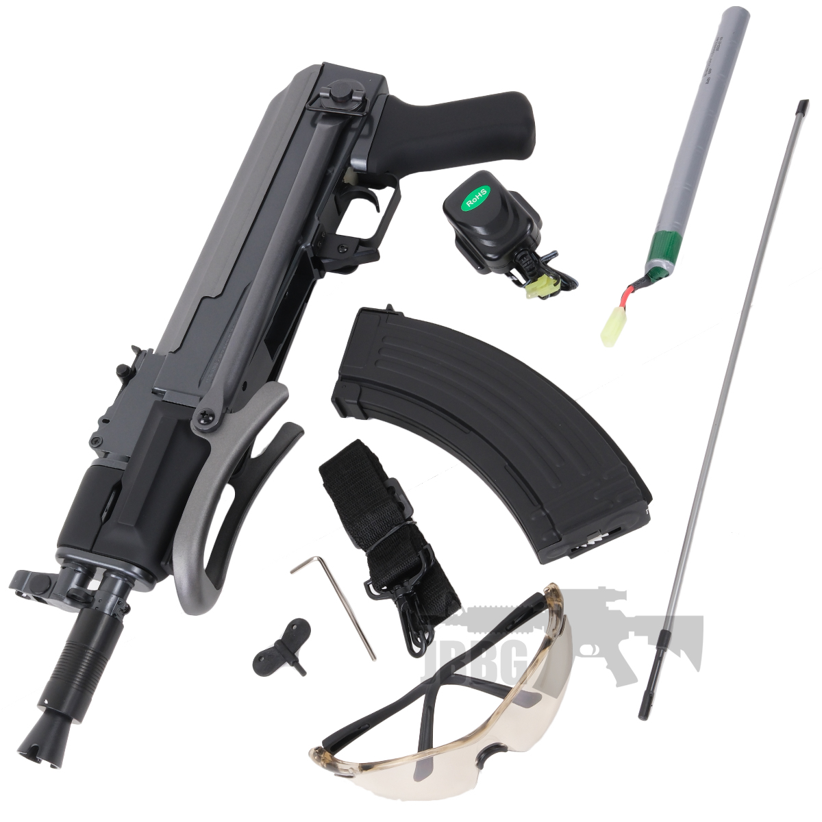 Double Eagle M901C Full Metal AK CQB Airsoft Electric Rifle - Just BB Guns