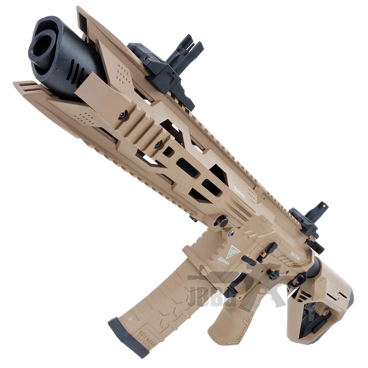 HFC 201 AEG Tactical Airsoft Gun Tan - Just BB Guns
