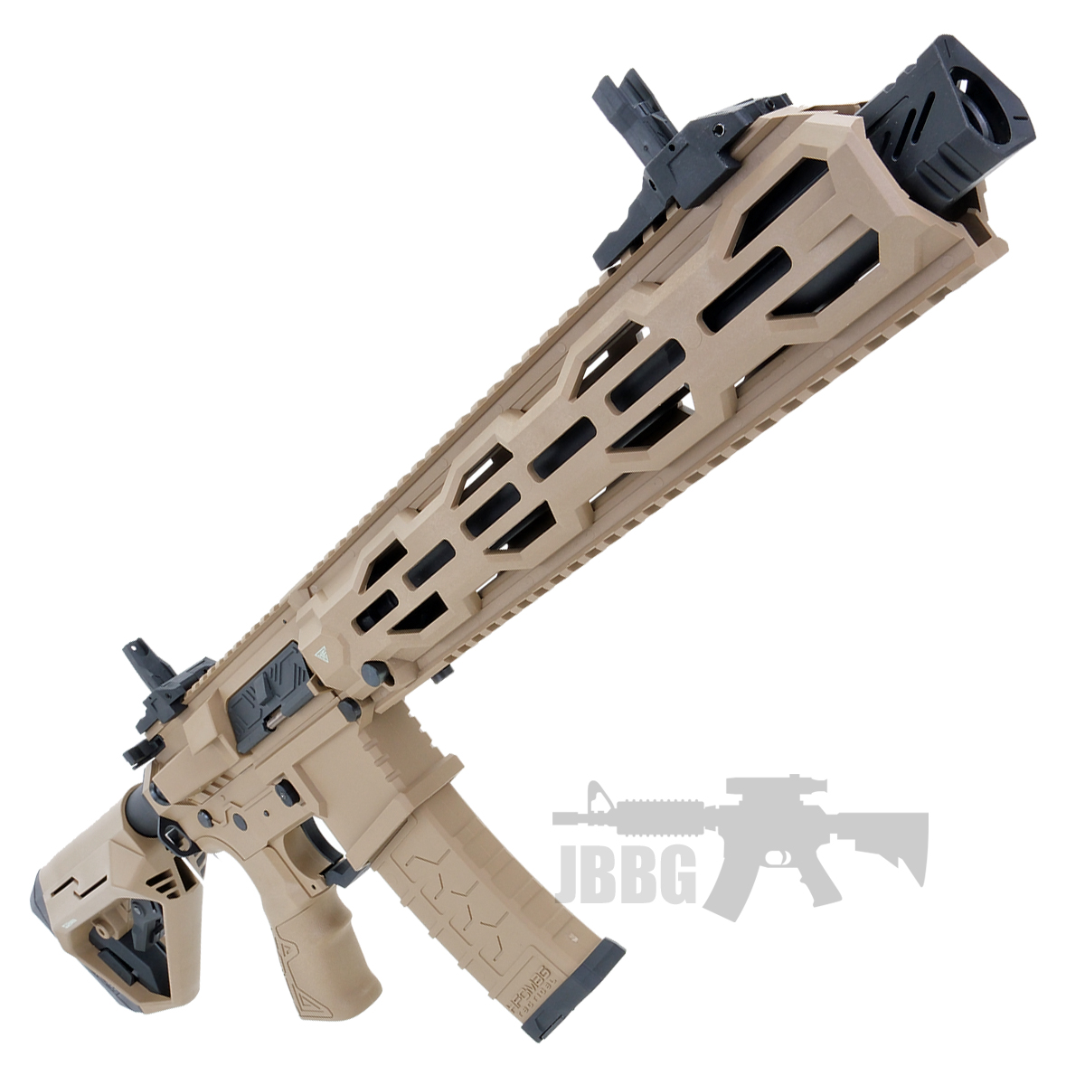 HFC 202 AEG Tactical Airsoft Gun Tan - Just BB Guns