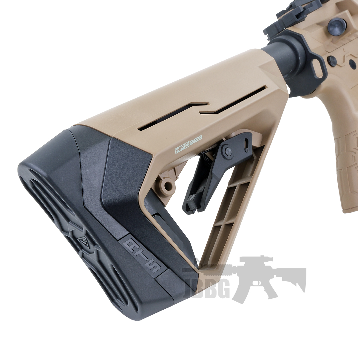 HFC 202 AEG Tactical Airsoft Gun Tan - Just BB Guns