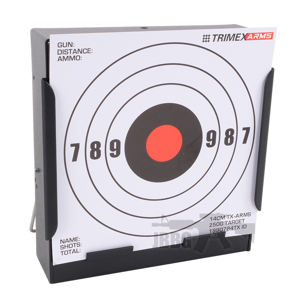100 Card Targets 14cm Square White Trimex Arms - Just BB Guns
