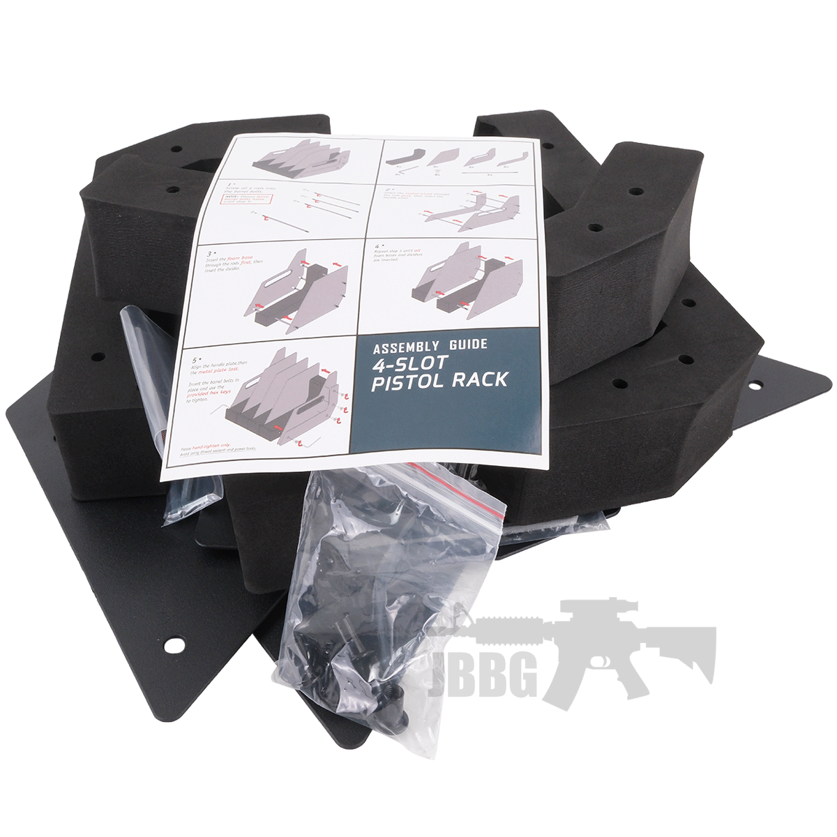 Airsoft Pistol Rack 4 Slots - Just BB Guns