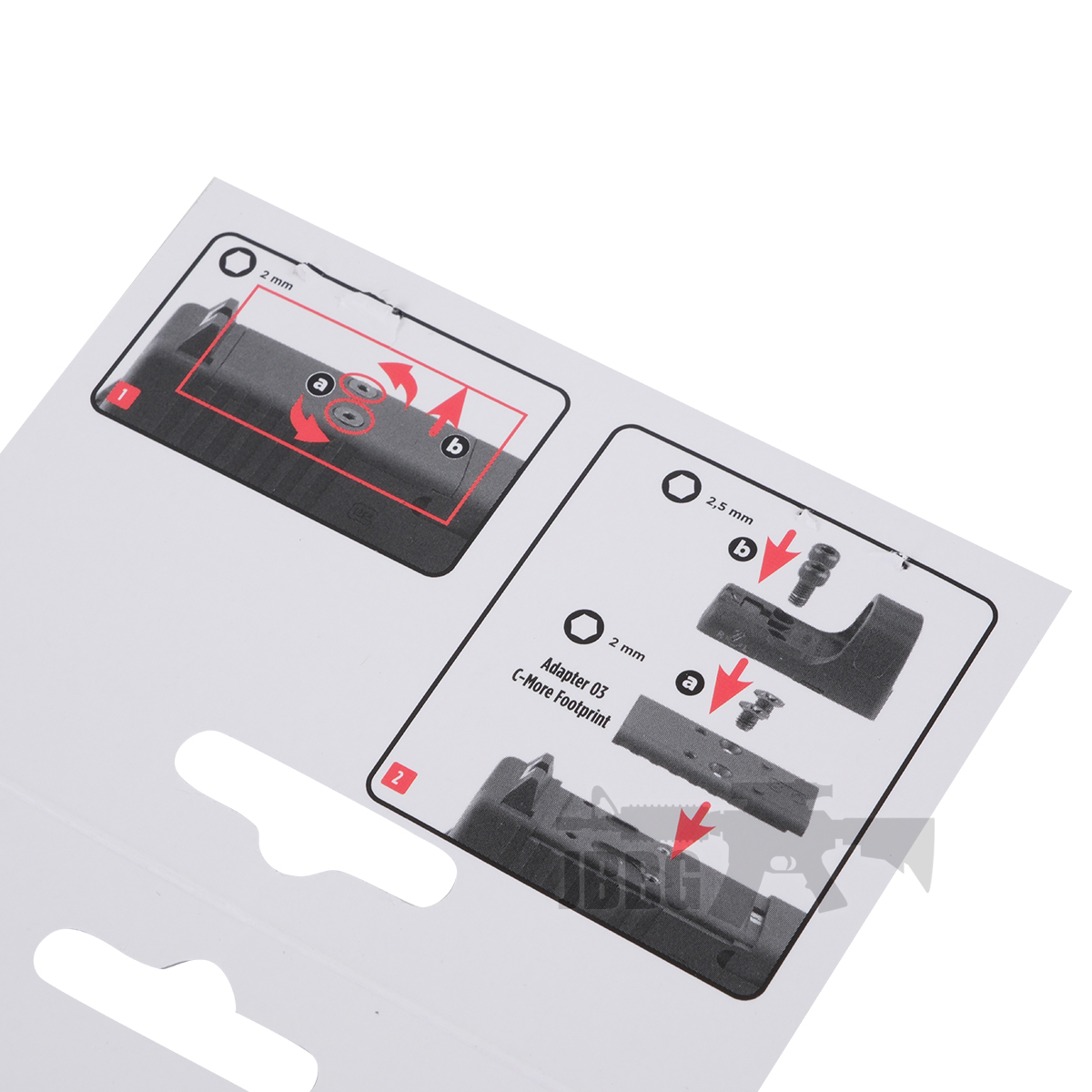 Umarex Adapter Plates MOS 1, Set of 4 Airsoft - Just BB Guns