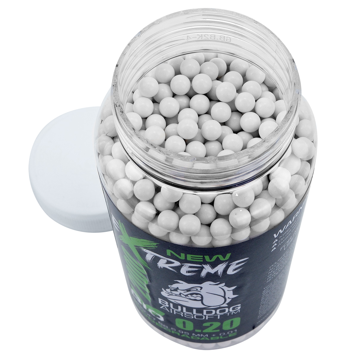 Extreme Bulldog 0.20g Bio 2000 Airsoft BB Pellets (NEW)