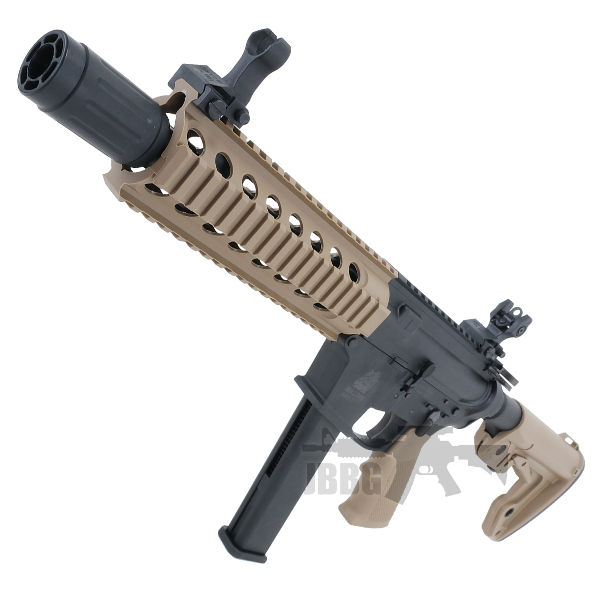 Bulldog TWS 9mm Carbine Gas Blowback Lite Airsoft Gun Tan - Just BB Guns